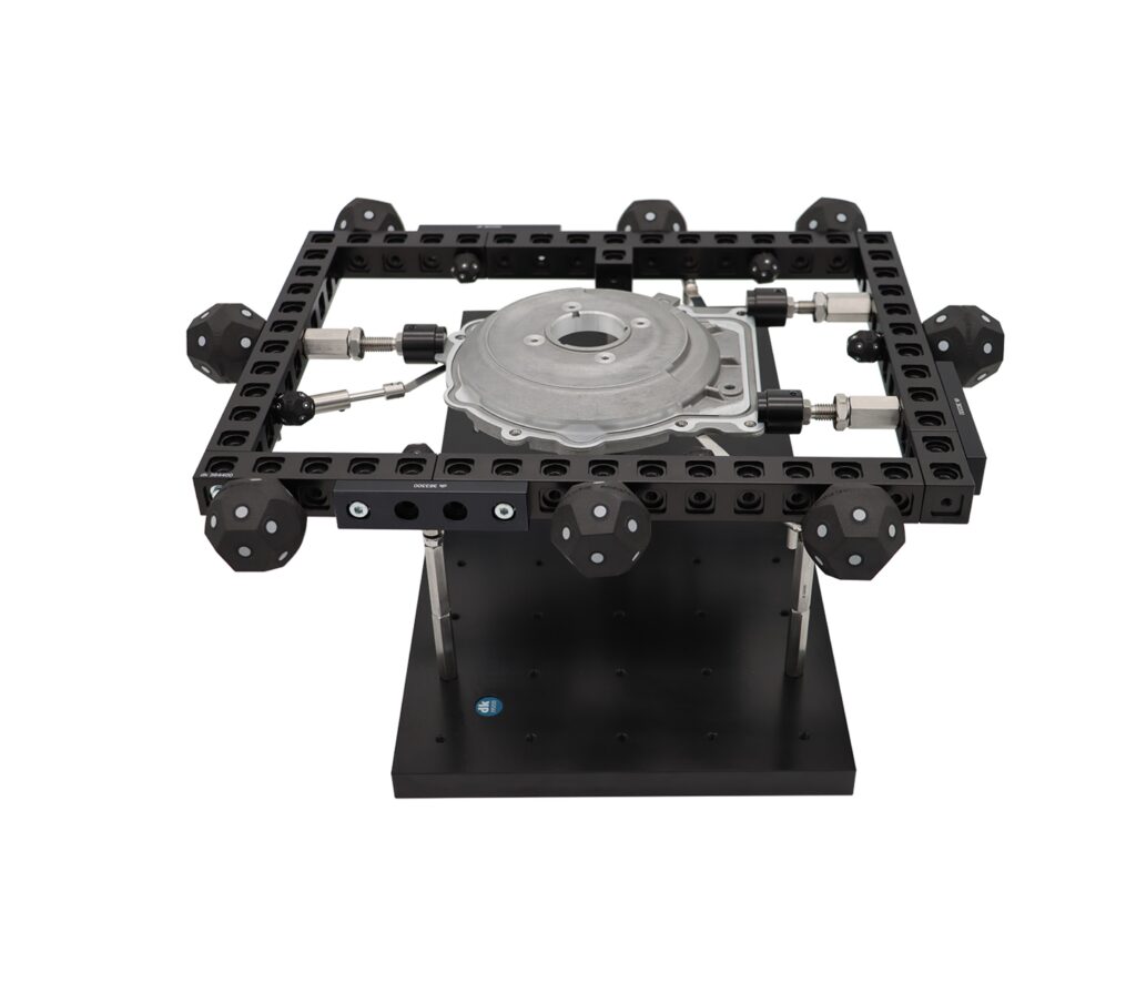 Fixture system QUADERFIX with target bases | messpunkte.de